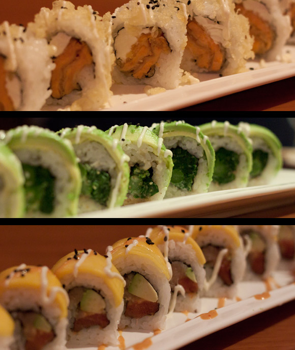 Special rolls at Osaka Island - Burnaby Sushi